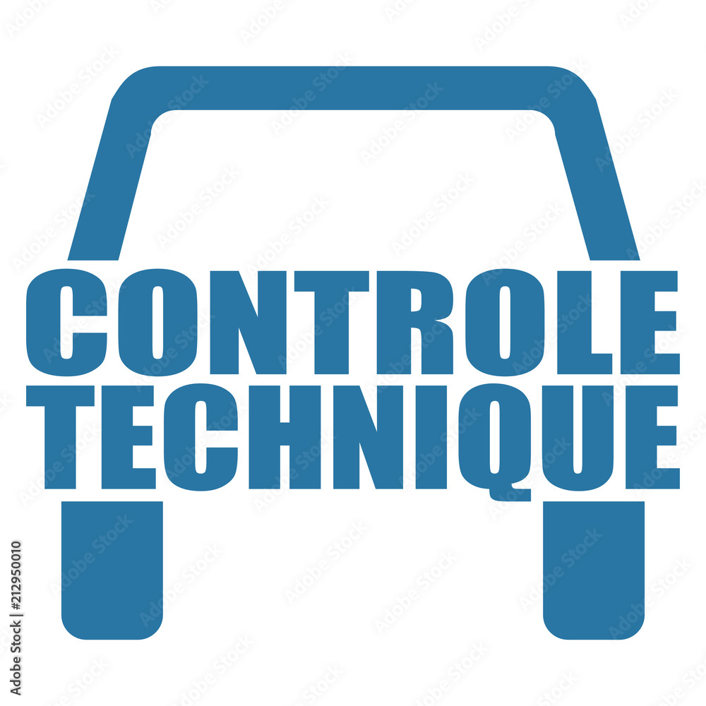 Logo contrôle technique. Stock Vector | Adobe Stock