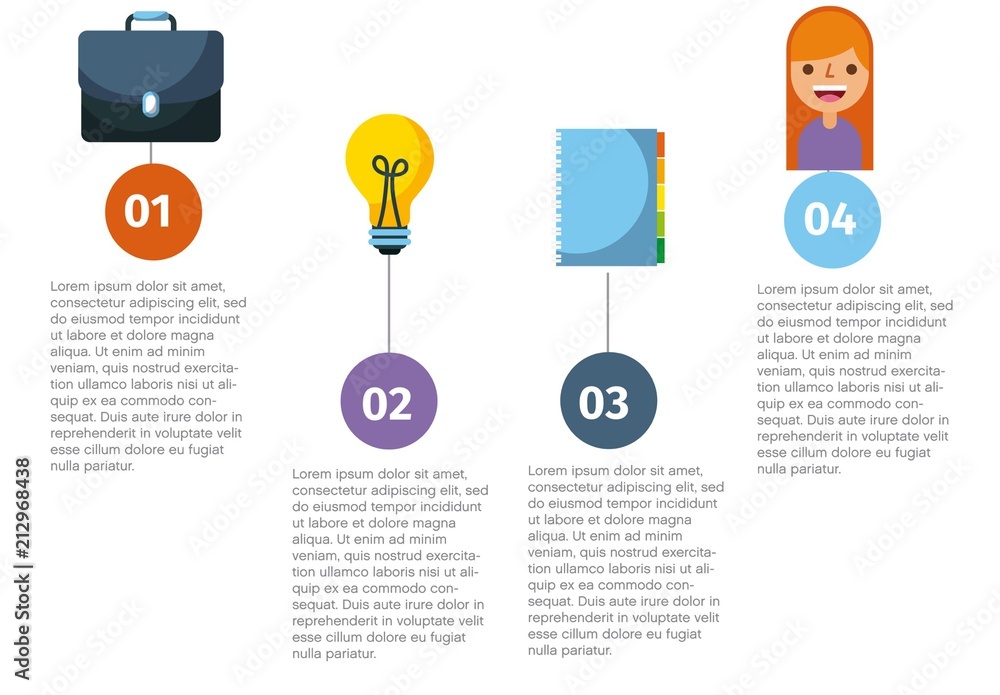 Project Management Infographic Layout Stock Template | Adobe Stock