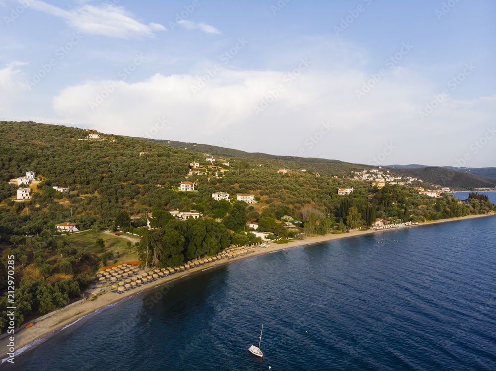 Ort Afissos, Region Volos, Meerenge von Trikeri, griechische Halbinsel ...
