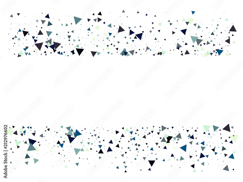 Blast Glass Shatter Memphis Vector Frame. Triangle Fragmentation ...