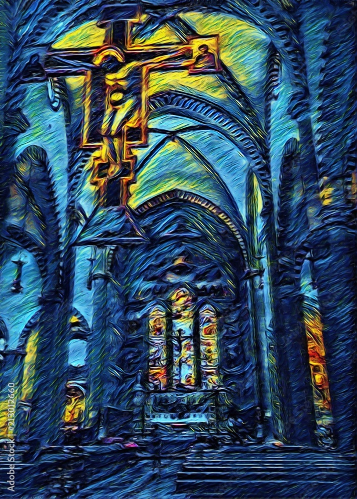 Catholic Church Painting