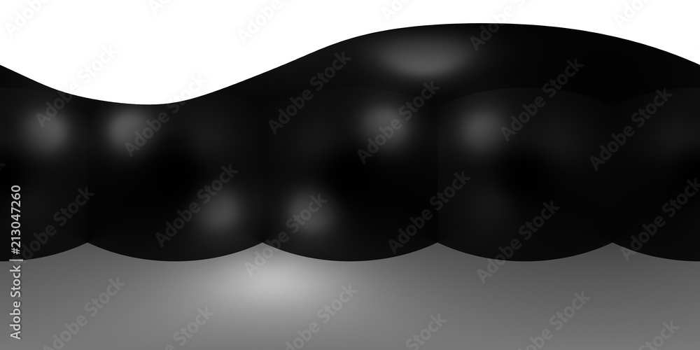 HDRi map cube with light source for 3D rendering or VR Stock ...