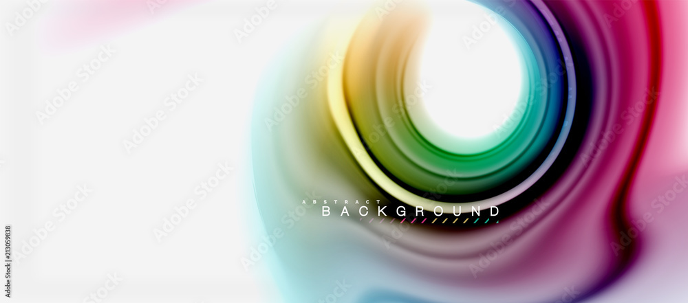 Rainbow fluid colors abstract background twisted liquid design ...