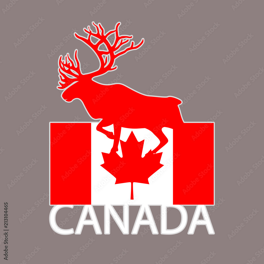 Canadian Symbols Moose