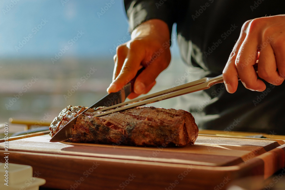 fine dining steakhouse steak Stock Photo | Adobe Stock