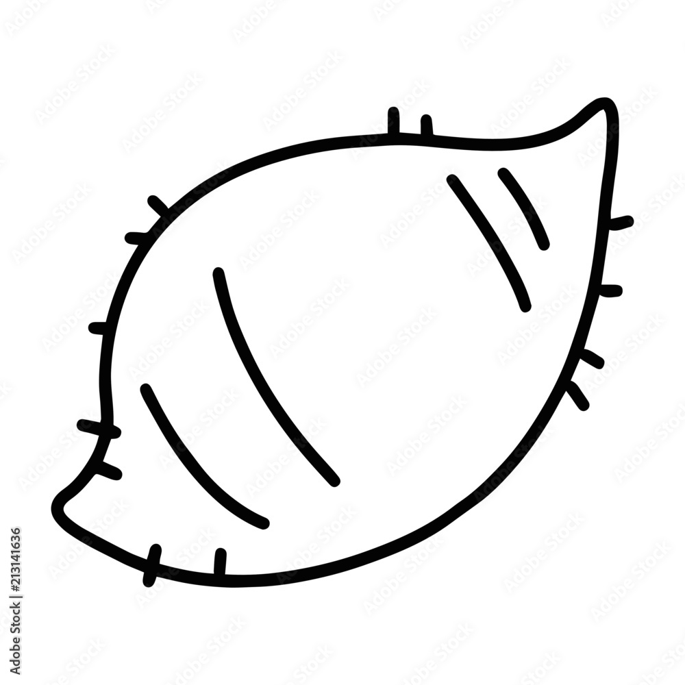 Yam cartoon illustration isolated on white background for children ...