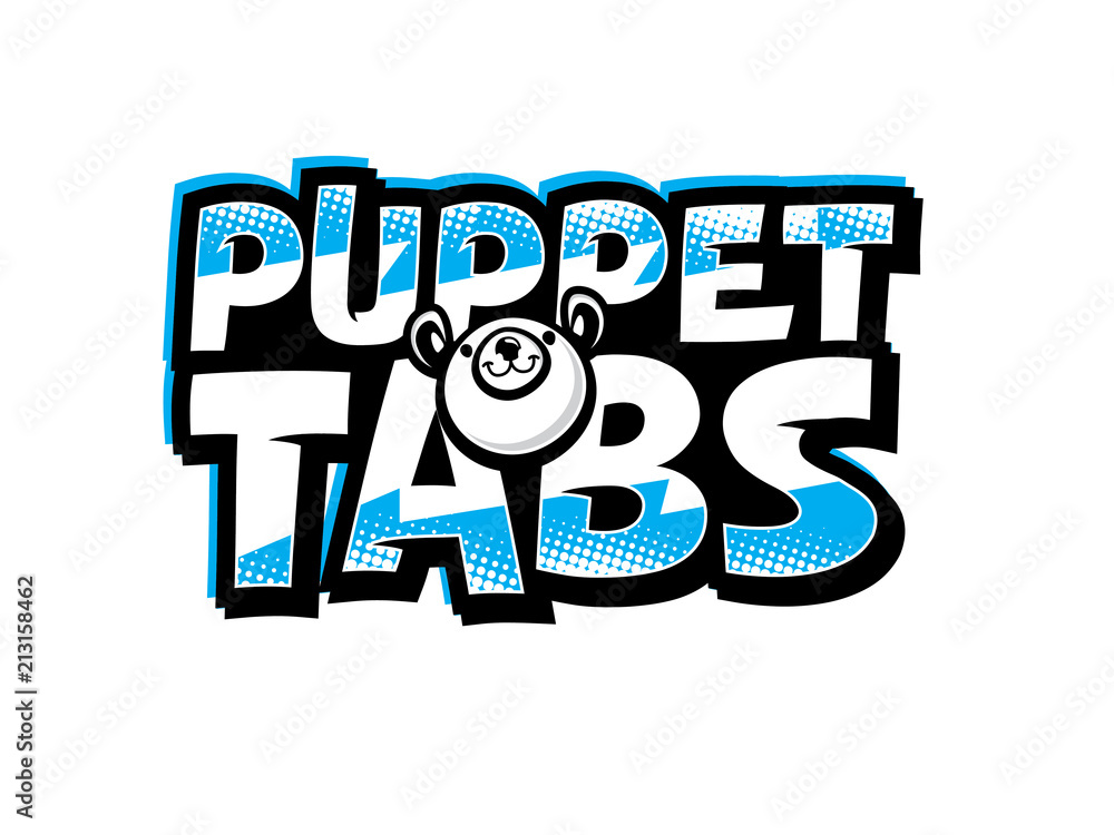 puppet show logo Stock Vector | Adobe Stock