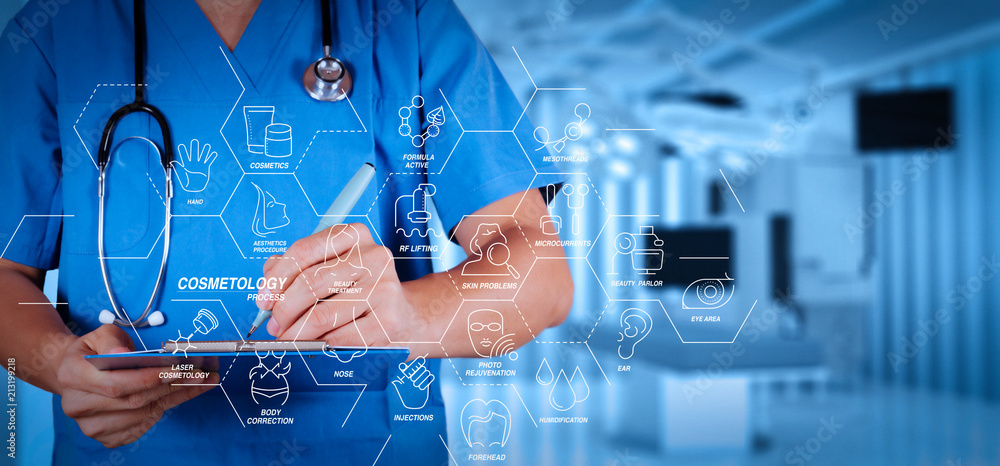 success smart medical doctor with operating room Stock Photo | Adobe Stock