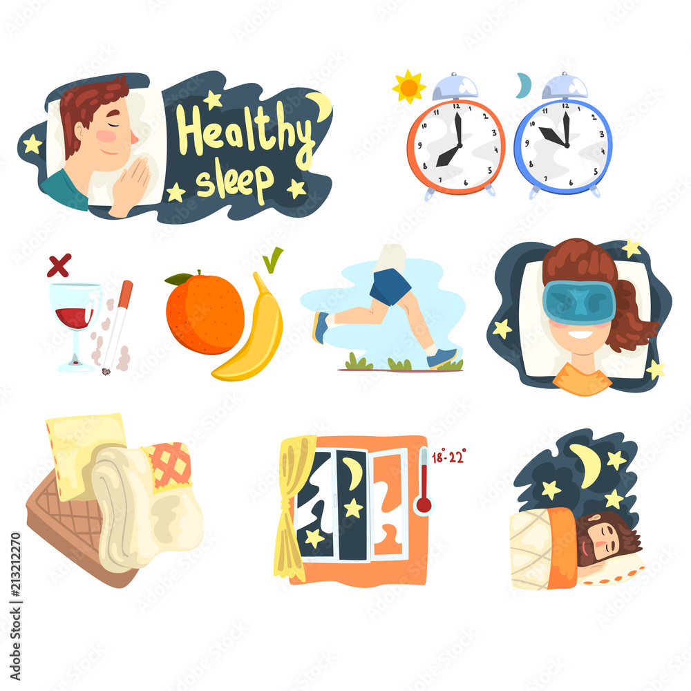 Flat vector set of cartoon infographic elements with tips and tricks ...