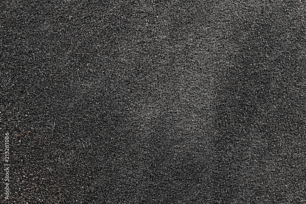 Black Sandpaper Texture. Rough Grit Abrasive Background. Grain Emery ...