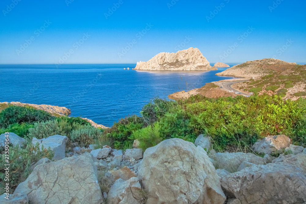 Parc national des Calanques, Archipel de Riou, Marseille, Sud de la ...