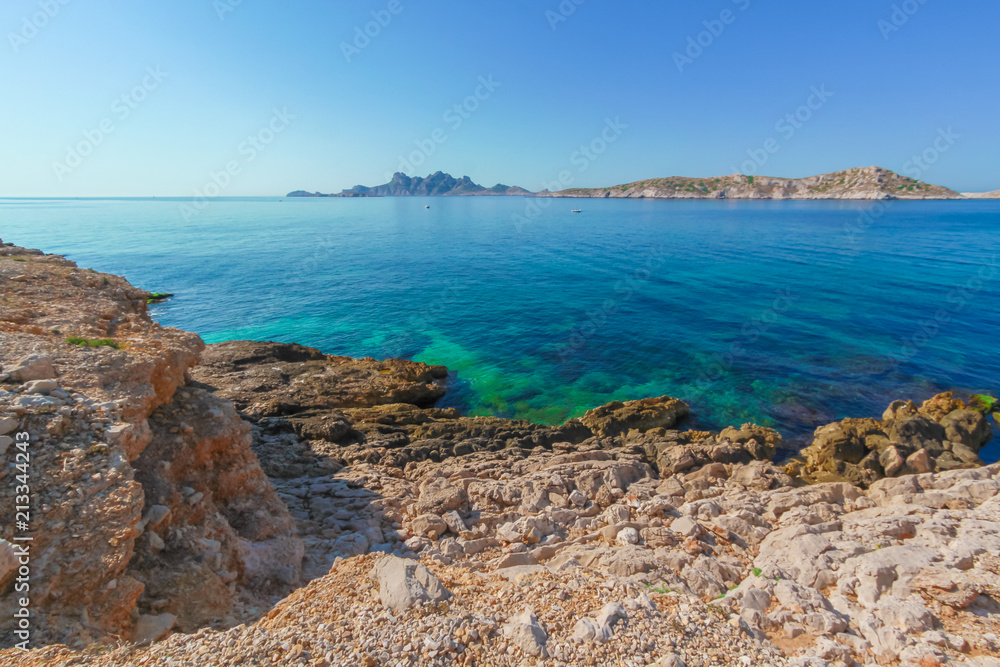 Parc national des Calanques, Archipel de Riou, Marseille, Sud de la ...