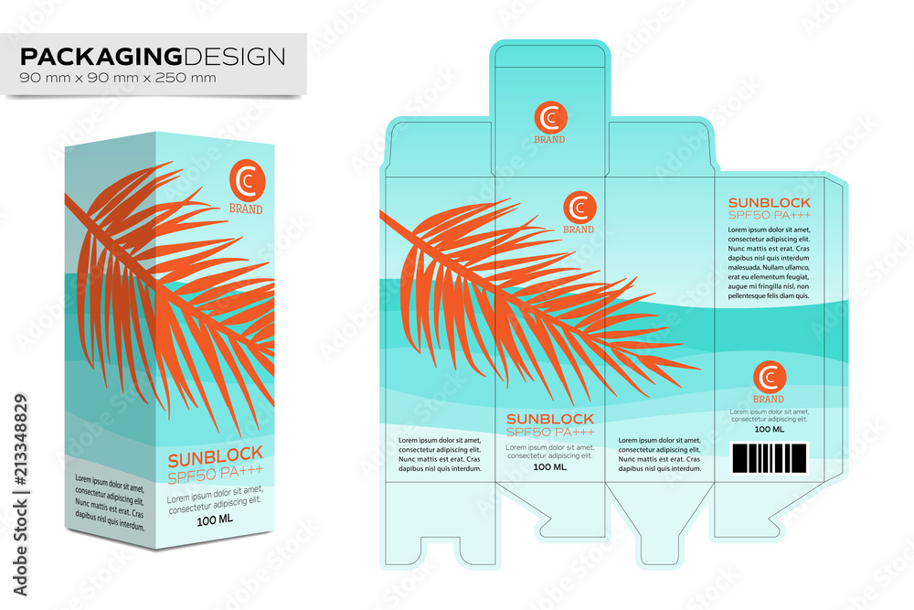 Product Packaging Design Layout