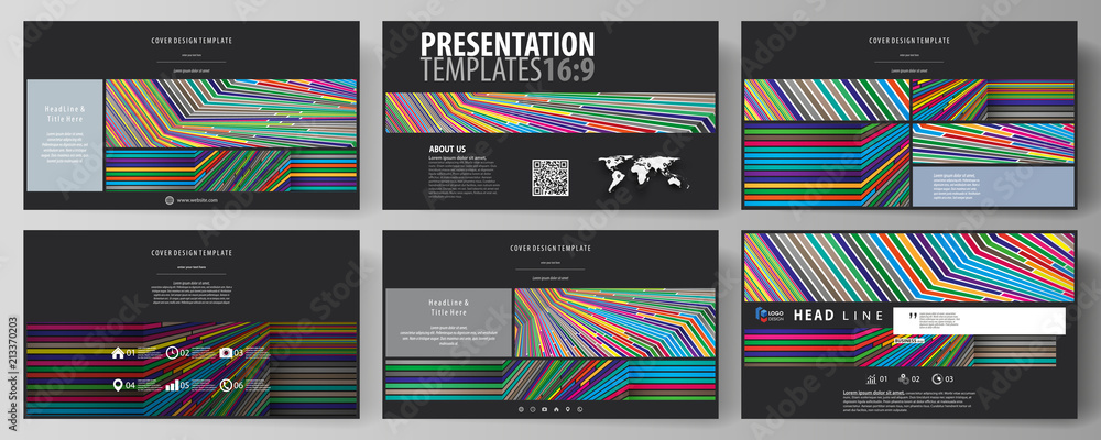 Business templates in HD format for presentation slides. Easy editable ...