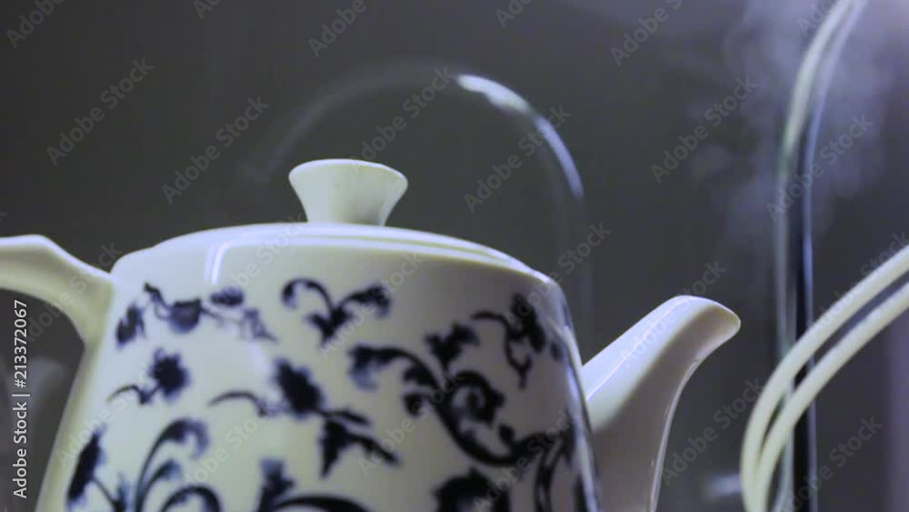 Water boiling with slow mo and reverse steam effect Stock Video | Adobe ...