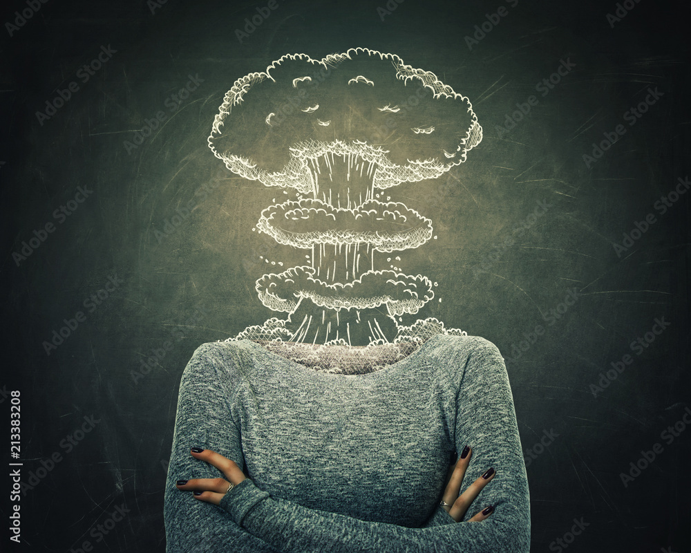 head explosion Stock Photo | Adobe Stock