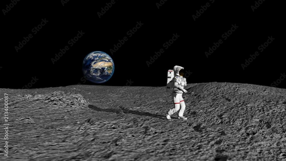 Astronaut Moonwalk
