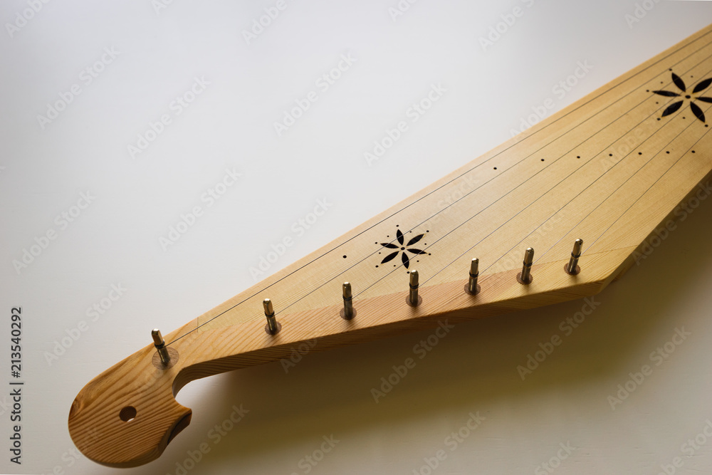 Kannel, Estonian traditional harp musical instrument for folk music in ...