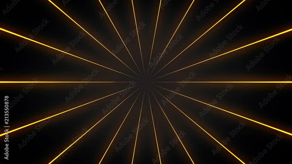 Abstract background with animation moving of lines. Lines are growing ...