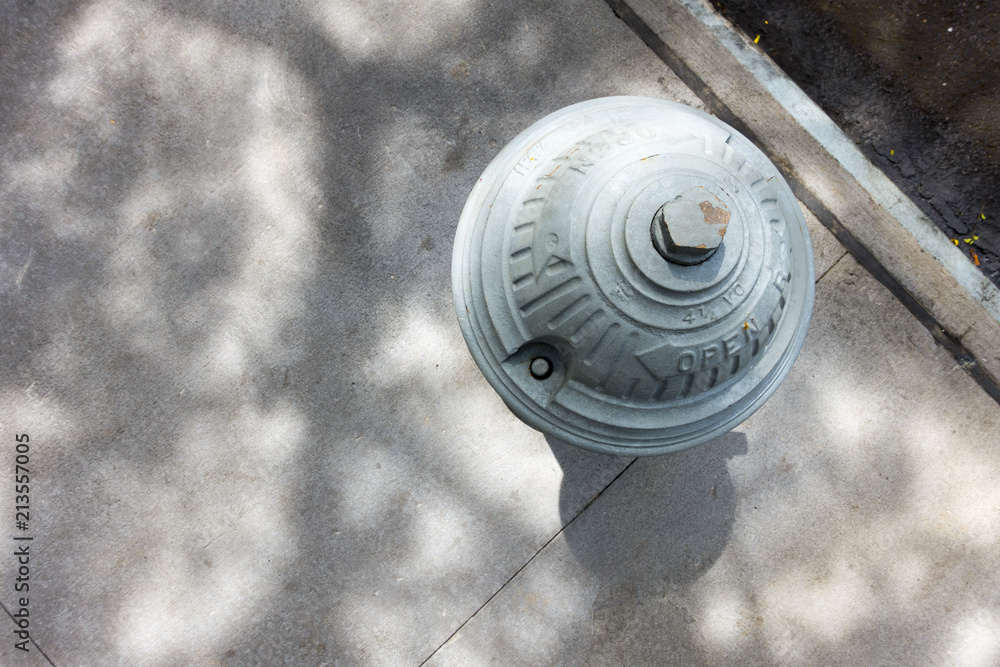 urban city, fire hydrant, top view, Stock Photo | Adobe Stock