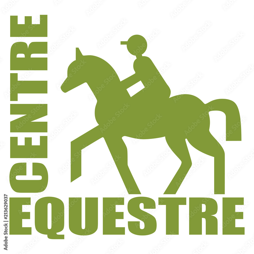 Logo centre équestre. Stock Vector | Adobe Stock