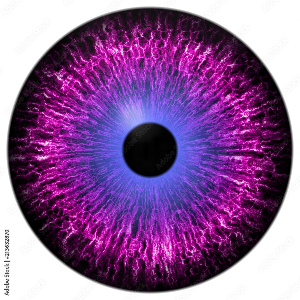 Purple eye texture with white background Stock Illustration | Adobe Stock