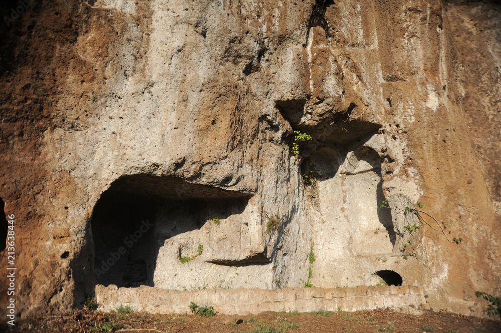 The amazing necropolis of Sutri near Rome is one of the best preserved ...