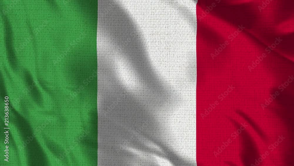 Italy Flag - Realistic 4K - 60 fps flag of the Italy waving in the wind ...