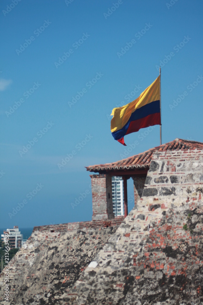 Foto de Bandera Colombia do Stock | Adobe Stock