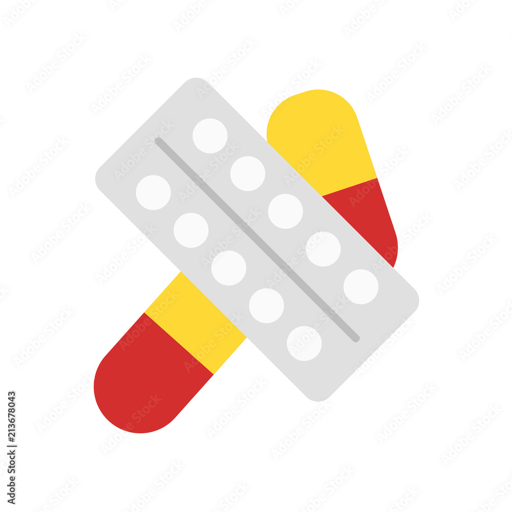 Drug icon vector sign and symbol isolated on white background, Drug ...
