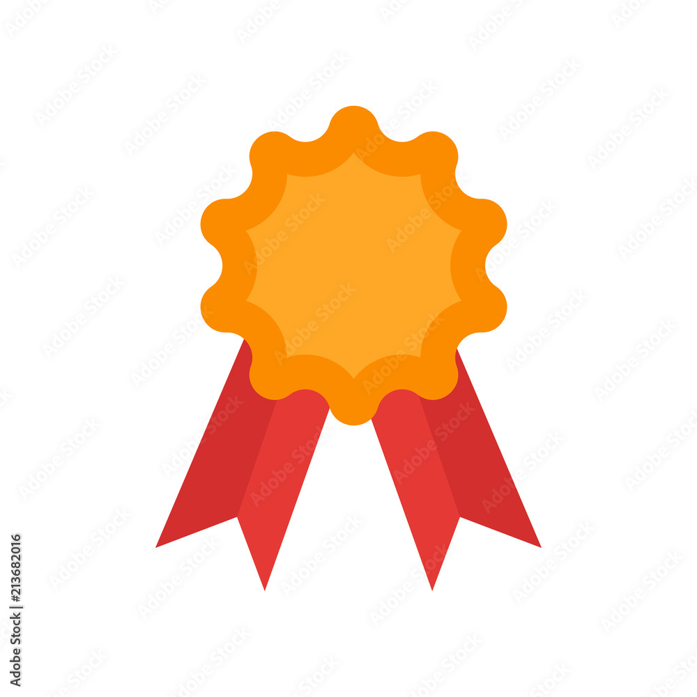Achievement icon vector sign and symbol isolated on white background ...