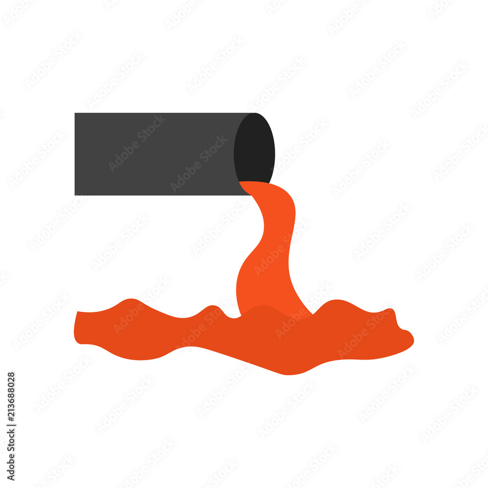 Pollution icon vector sign and symbol isolated on white background ...