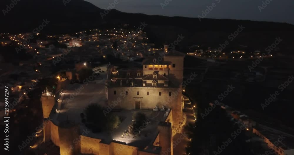 Castle minor shrine of Caravaca de la Cruz which houses a splinter of ...