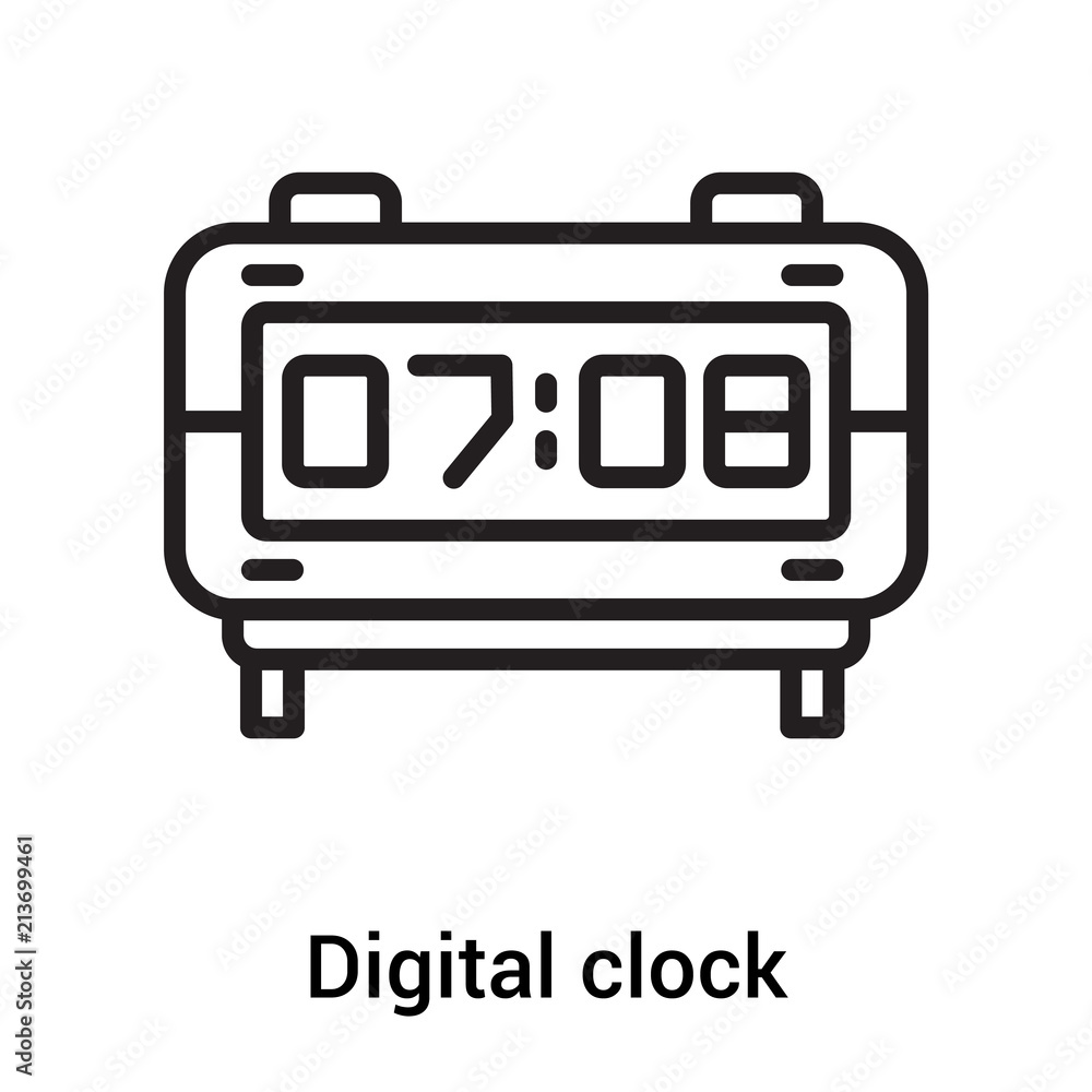 Digital Clock Logo