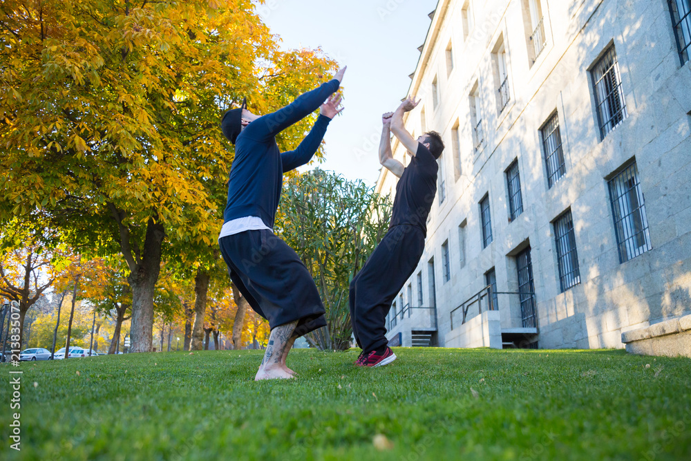 Parkour Side Flip