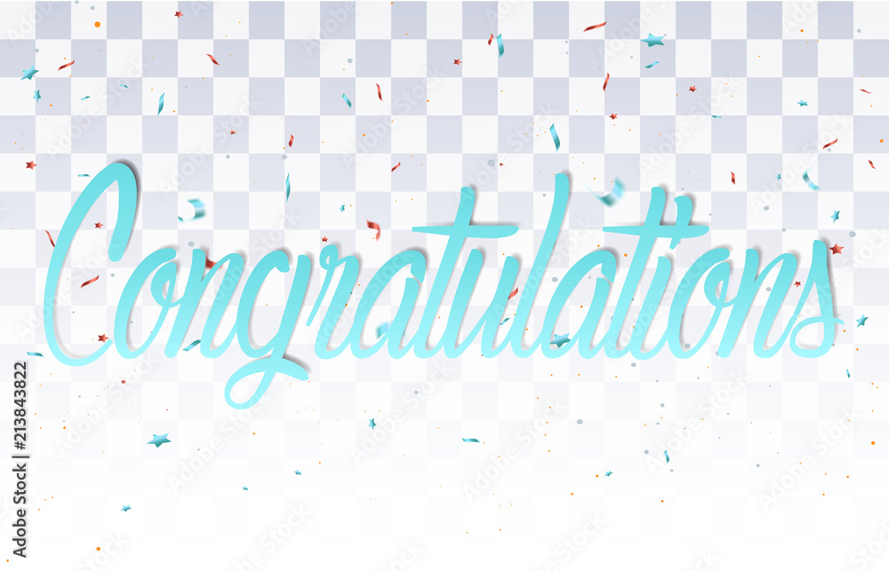 Congratulations Transparent Background