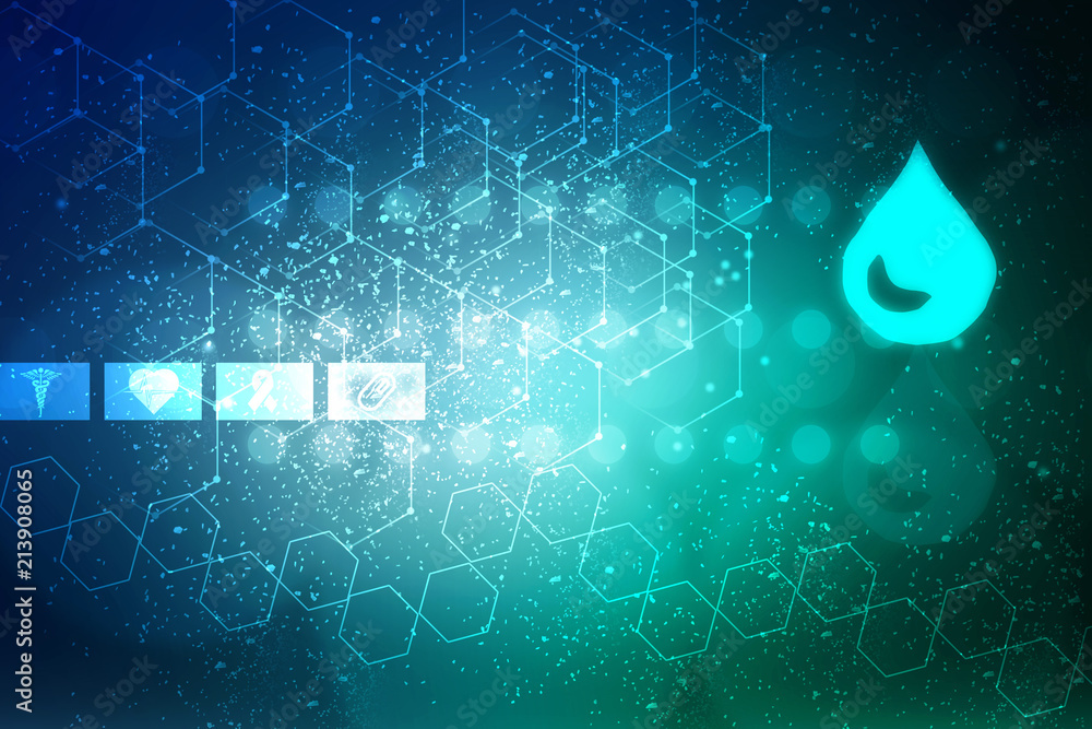 2d rendering red streaming blood cells background. Stock Illustration ...