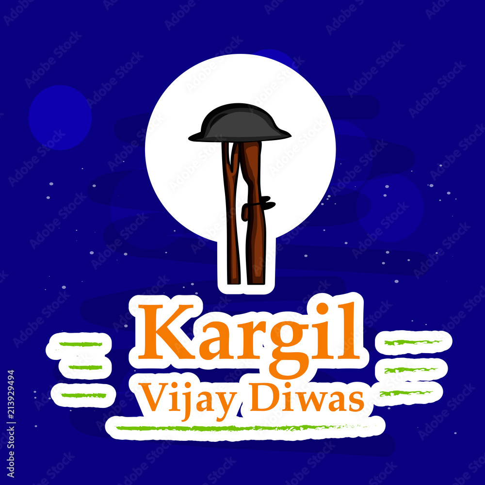 Illustration of Kargil Vijay Diwas Background. Kargil Vijay Diwas is a ...