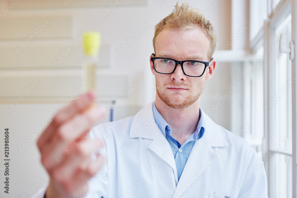Doctor makes alcohol test Stock Photo | Adobe Stock