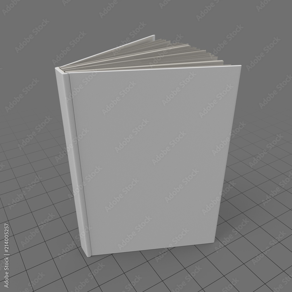 Open standing book Stock 3D asset | Adobe Stock