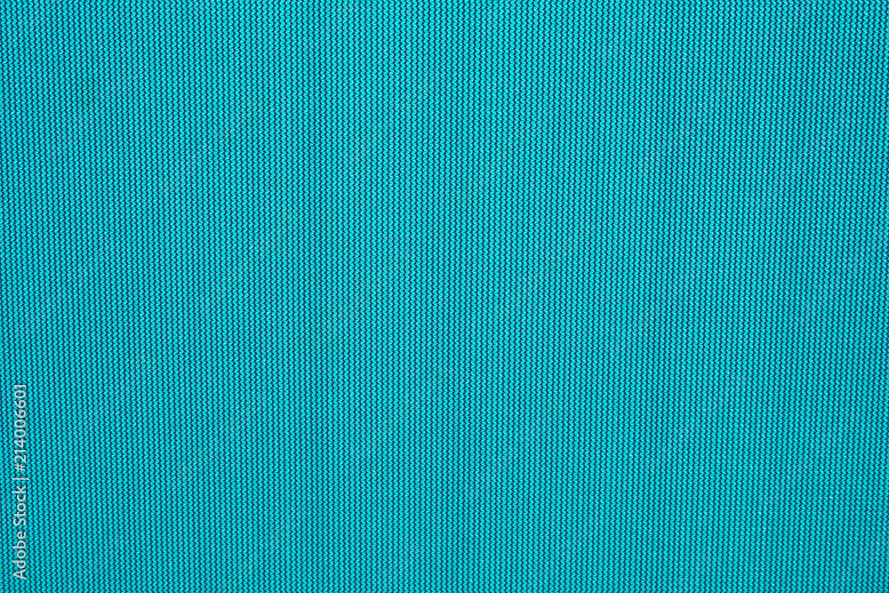 Cloth backdrop. Structure of the pastel turquoise fabric with natural ...