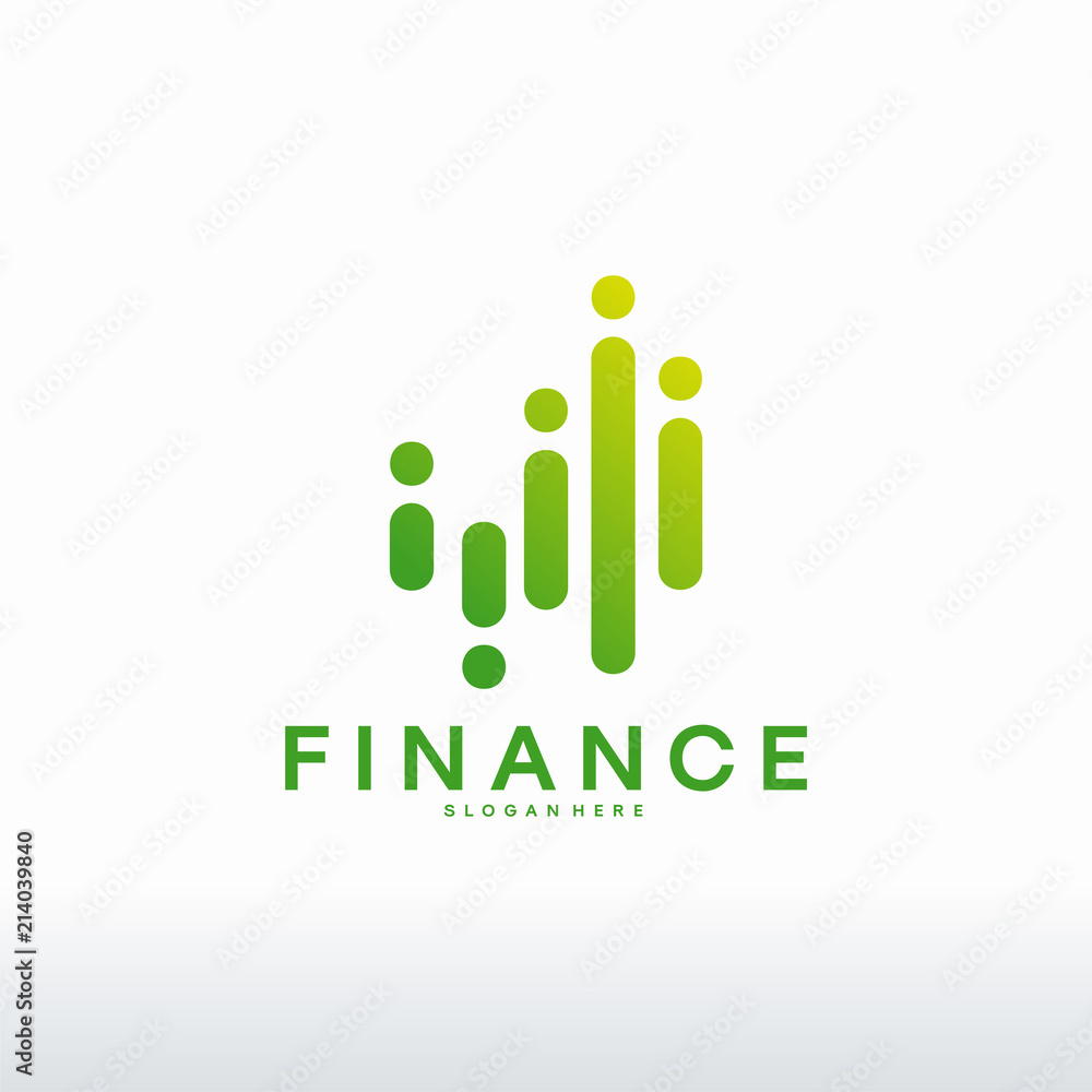 Simple Financial and investment Logo designs concept vector, Modern ...