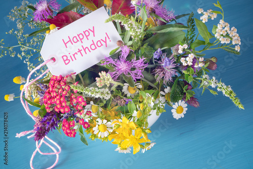 Happy Birthday Fall Flowers