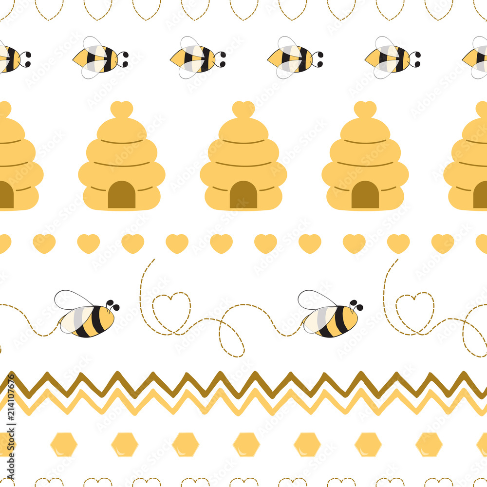 Honey Bee Nest Vector