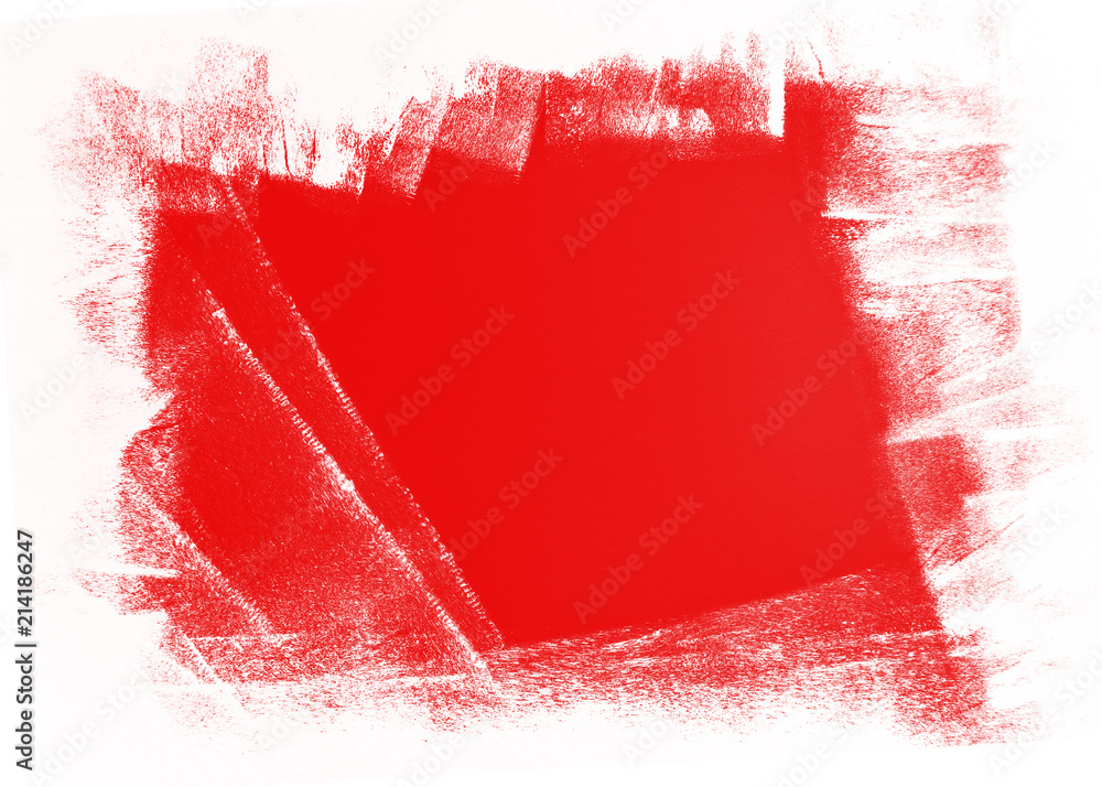 white and red grunge brush rolled texture background Stock Photo ...