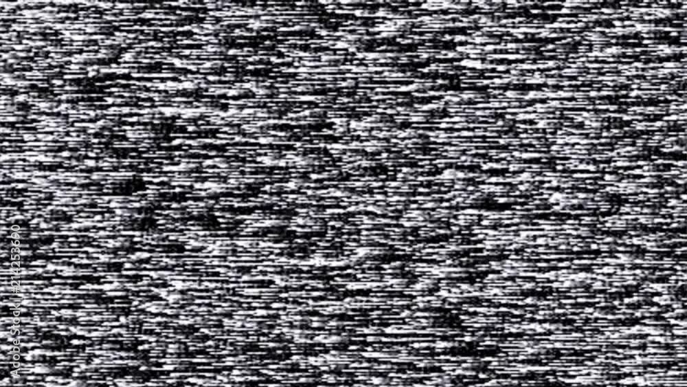 Glitch noise static television VFX. Visual video effects stripes ...