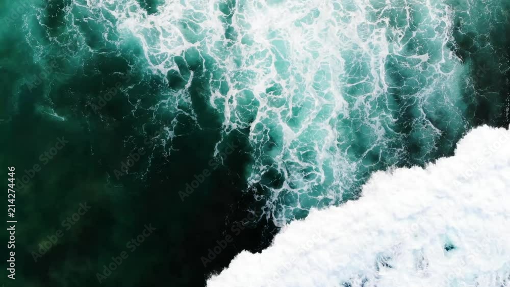 texture Waves top view in the ocean texture background top view arial ...