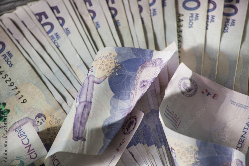 fifty thousand banknotes used with the image of gabriel garcia marquez ...