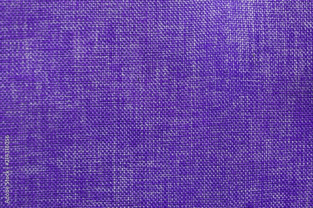 Close-up of the purple textile texture, background and wallpaper. The ...