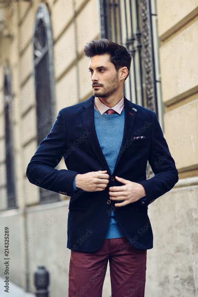 Attractive Man In Suit